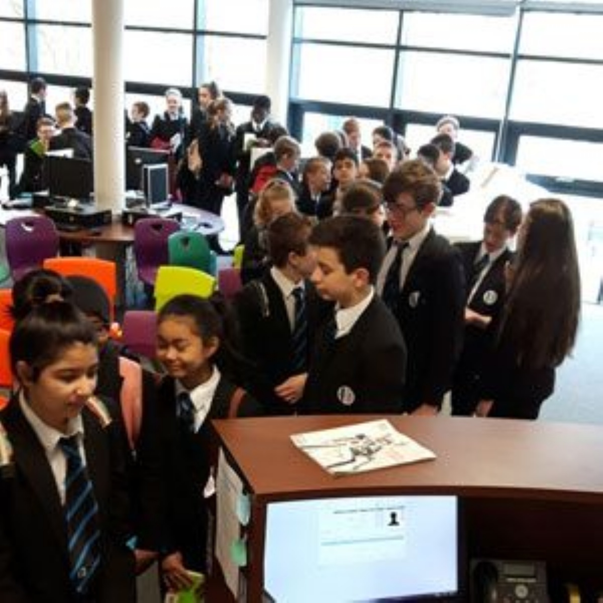 Fullhurst Community College - Reading Rampage takes over the library!